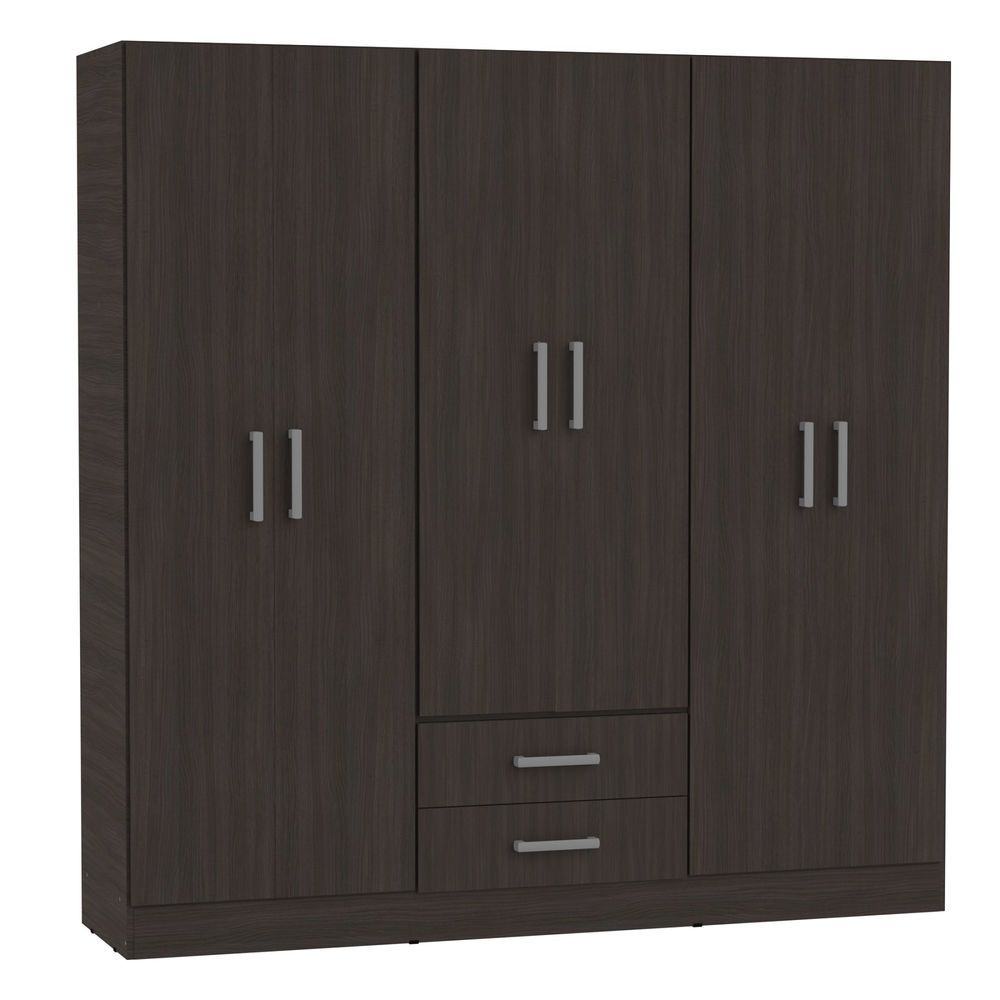 Placard Ropero Orlandi Línea Bahía 183x180cm - 6 Puertas y 2 Cajones ...