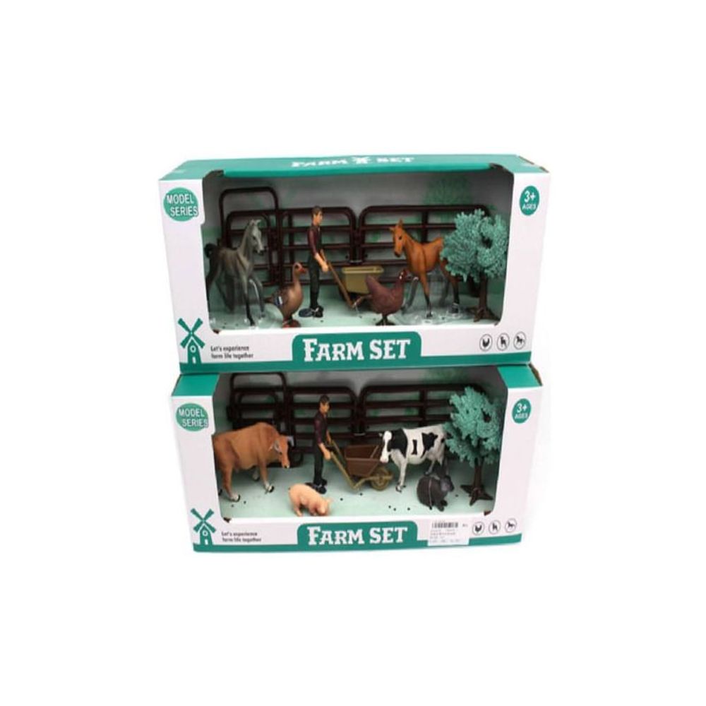 Farm Set Animales De La Granja Con Accesorios 2144638