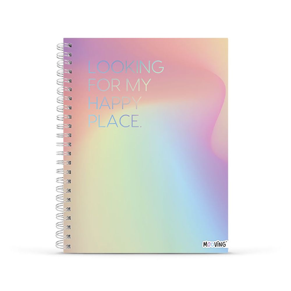 Cuaderno A4 Mooving Tapa dura 96 hjs Pastel