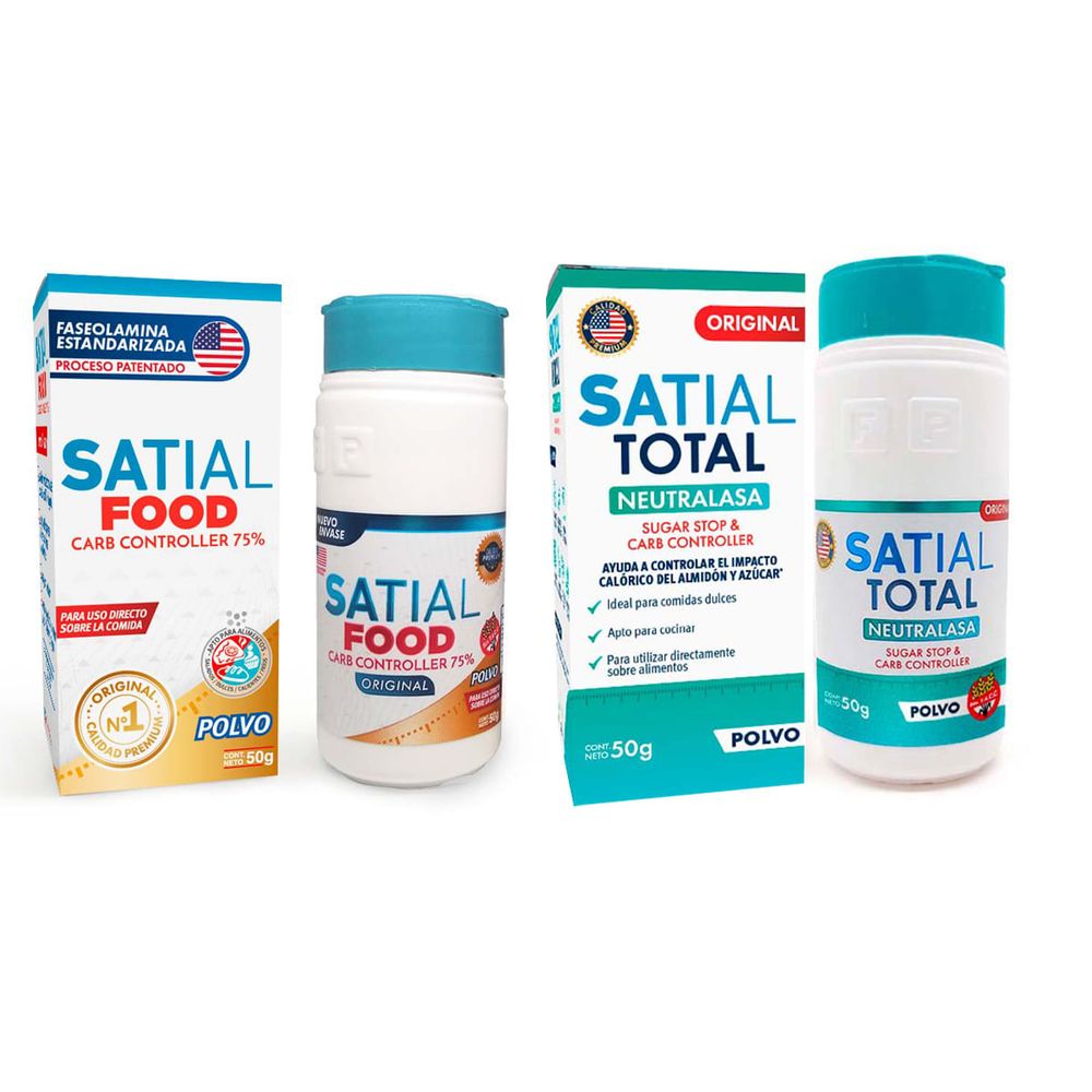 Kit Dietario: Satial Food Polvo + Satial Total Polvo 50gc/u