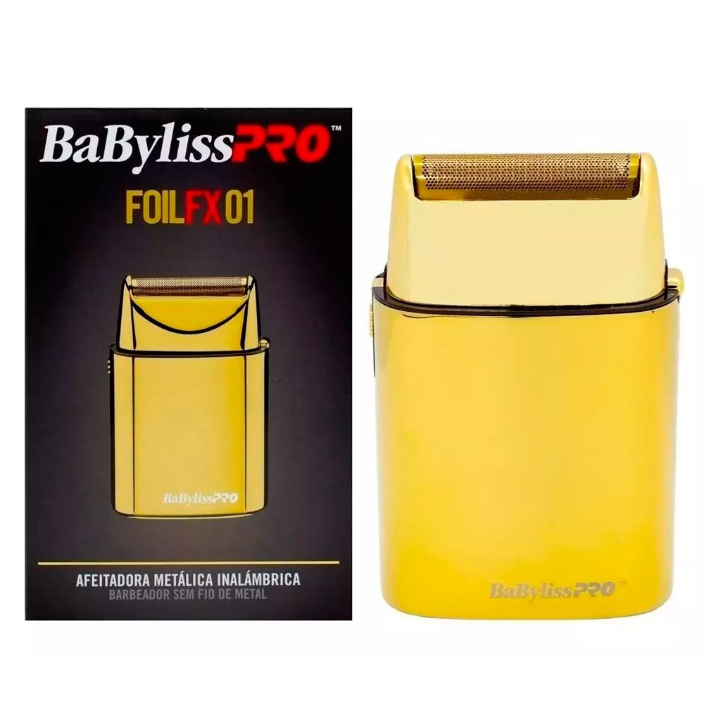 Babyliss Afeitadora Fx01 Dorada Shaver Barberia Inalambrica