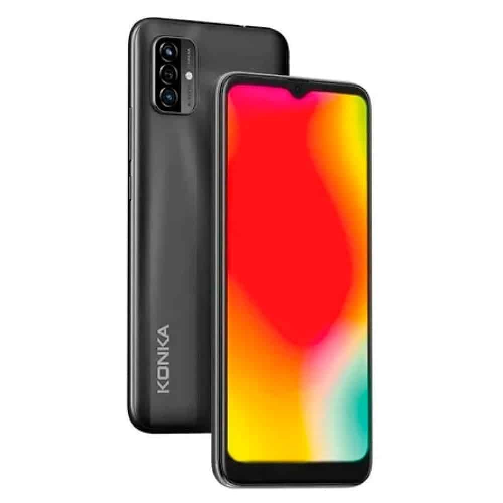Celular Konka Indus Dual SIM 32 GB negro 3 GB RAM