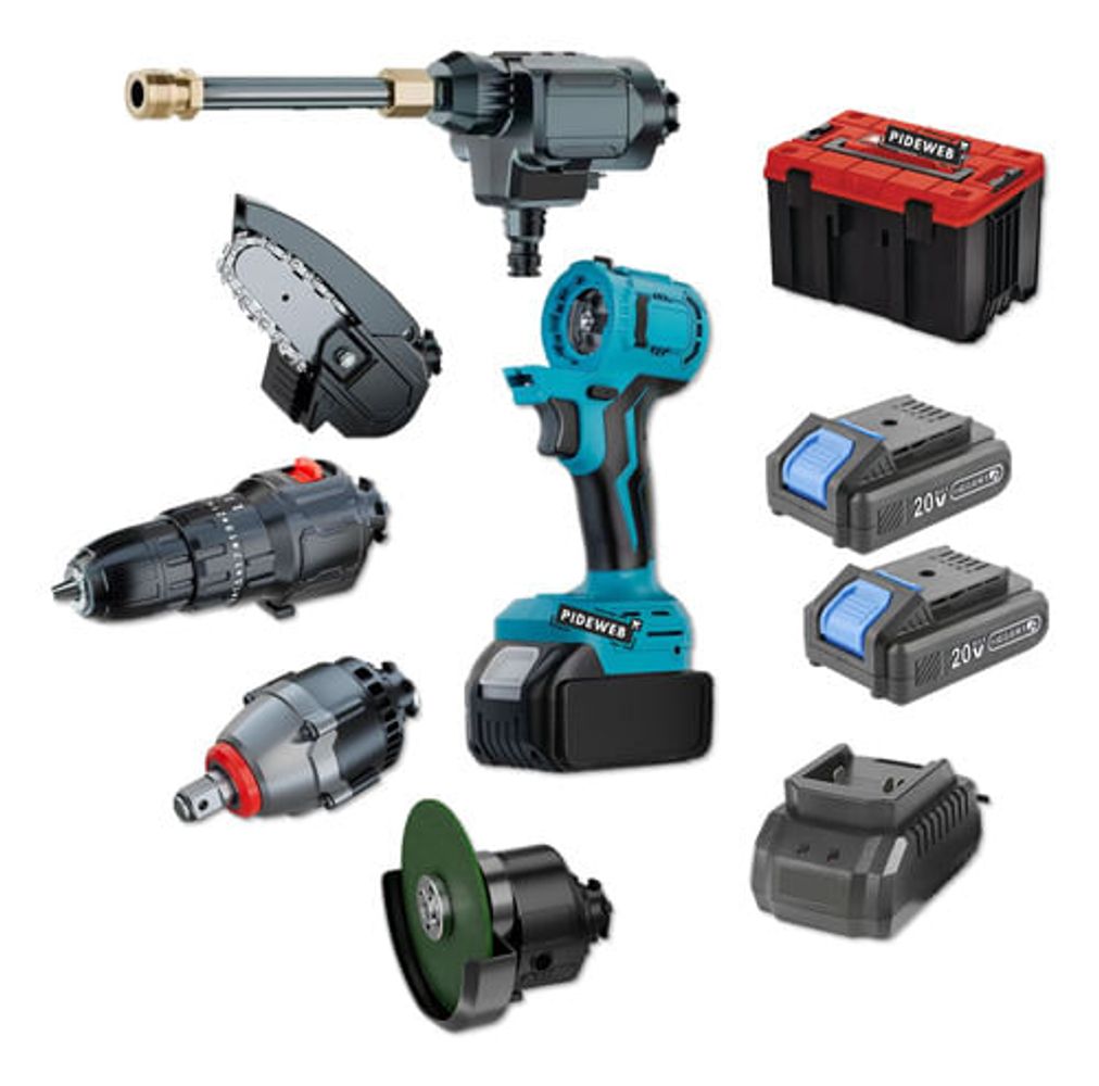 Combo Matrix A Bateria Multiherramienta Inalambrico 5 En 1 Taladro ...