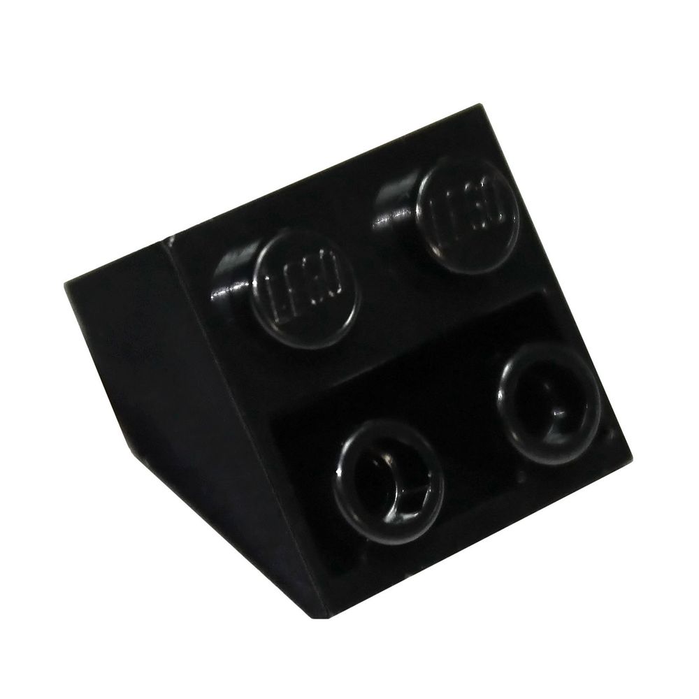 LEGO Parts Black 2x2 45 con pendiente invertida x20