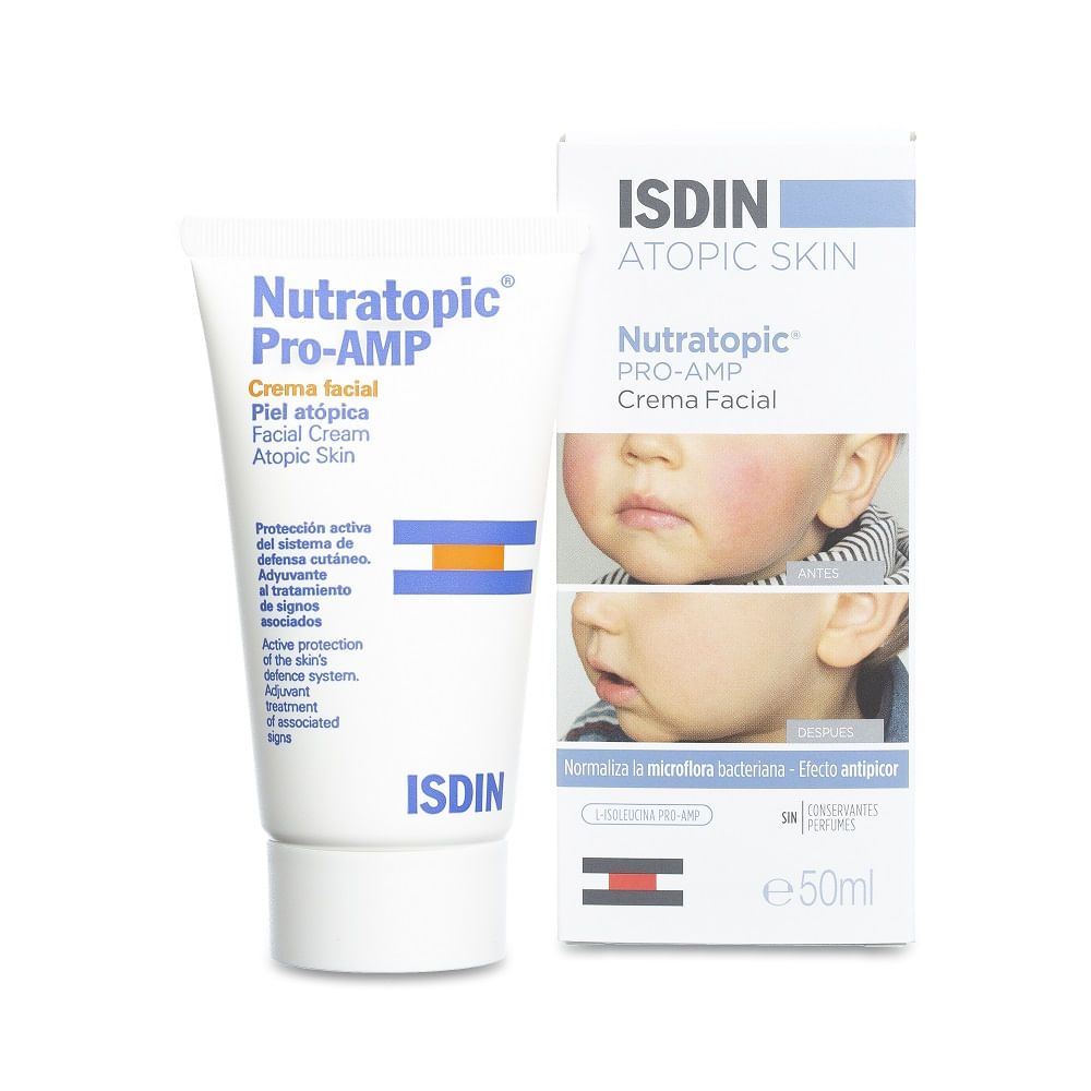 Isdin Nutratopic Pro Amp Crema Facial Piel Atópica 50ml