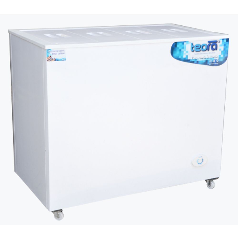 Freezer Horizontal Exhibidor Teora Fh350tv 352 Litros Dual