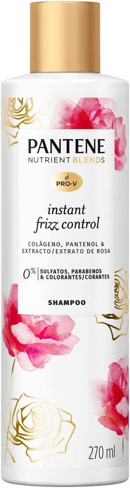 Pantene Shampoo Frizz Control Rose 270ml