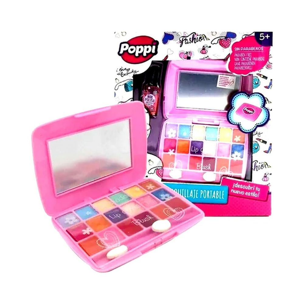 Set De Maquillaje Portable Make Up Poppi