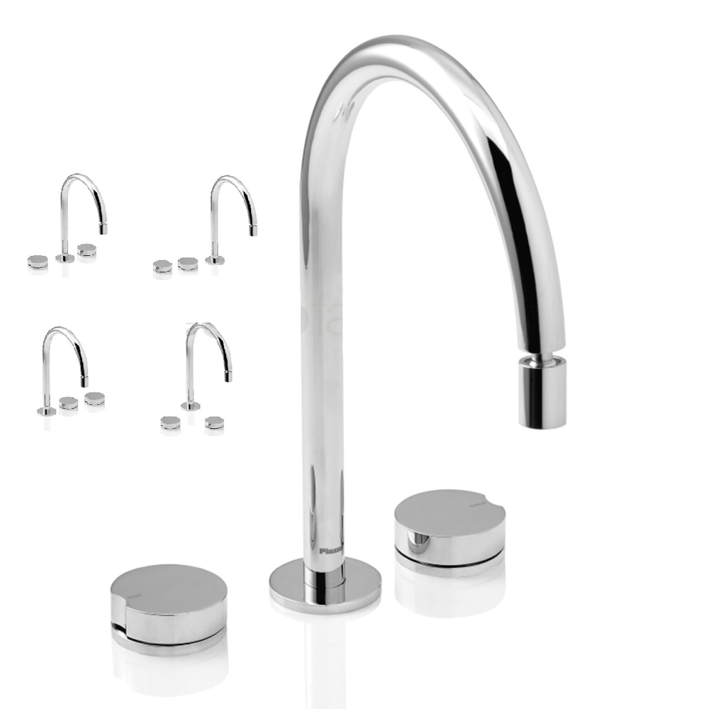 Griferia Baño Piazza Lounge Lavatorio Mesada Cromo 22601