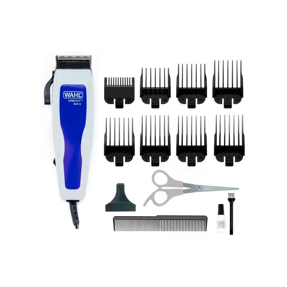 Maquina Corta Pelo Wahl Homecut Basic Clipper Eléctrica 14 Piezas