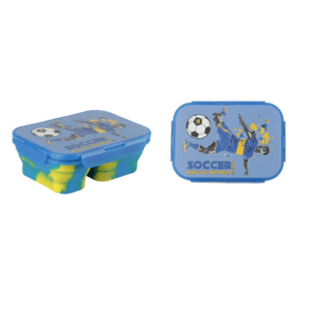 Lunchera Plegable Doble Compartimento - Footy - Boca