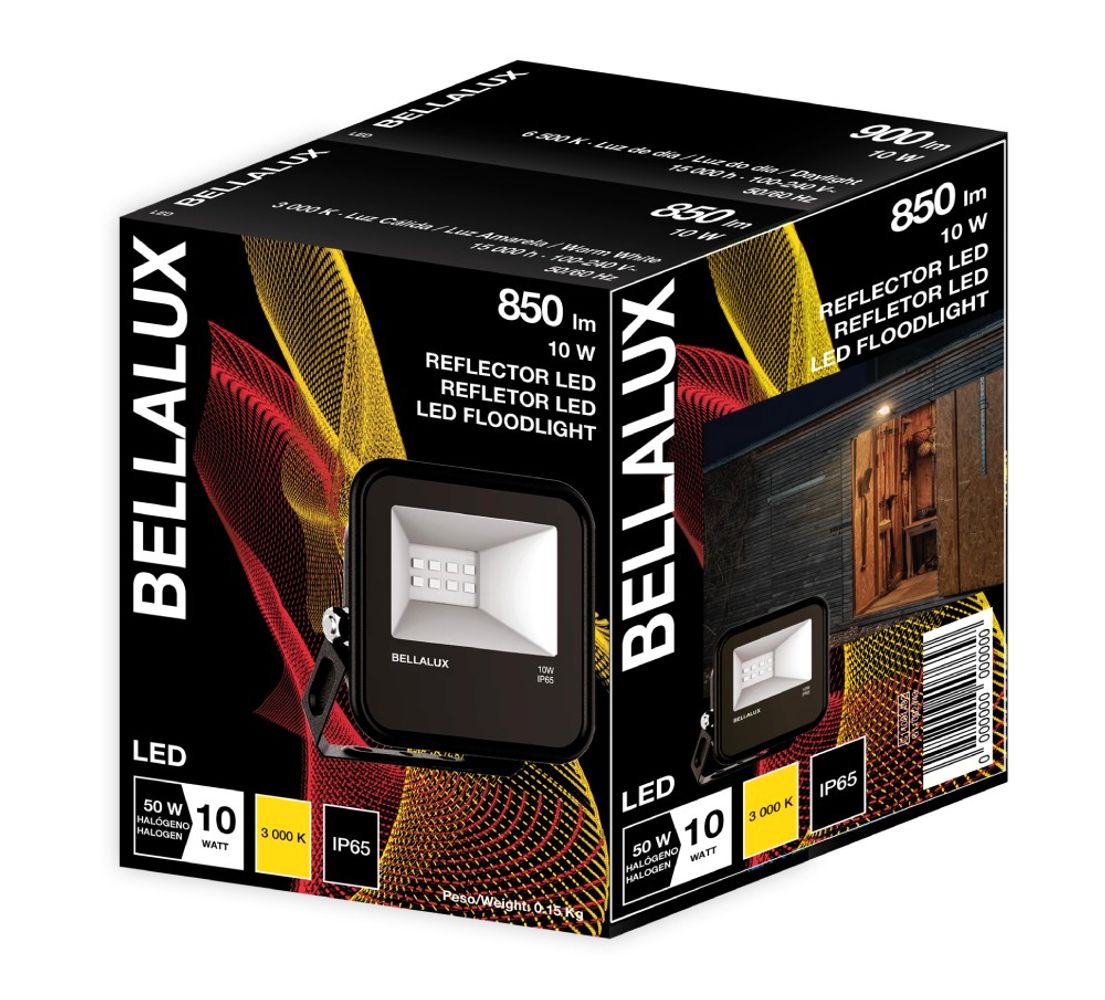 Reflector Bellalux 10W Cálido