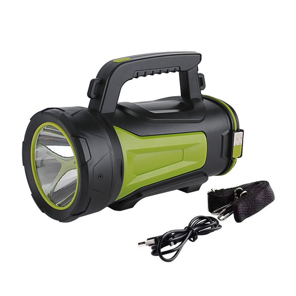 Linterna Reflector Led Potente Farol Buscahuella Recargable