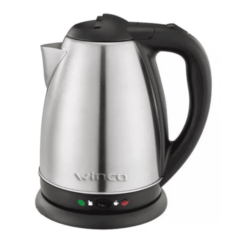 Pava Eléctrica Corte Automático Mate 1.8lts Acero Inoxidable Winco W1702