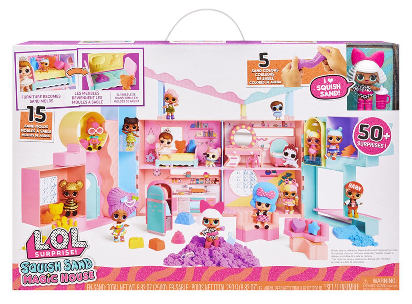 LOL Surprise Playset Squish Sand Magic House