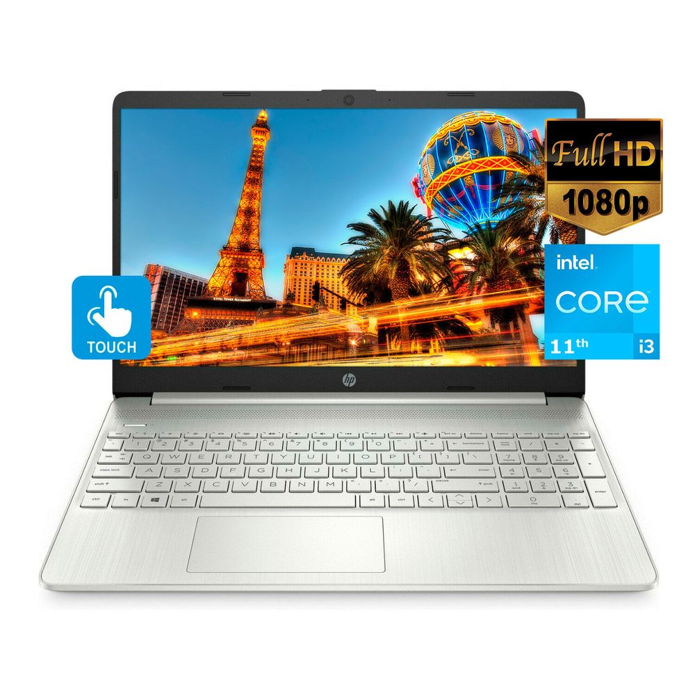 Notebook HP 15 FHD TOUCH Core i3 11va 256 SSD + 8gb RAM