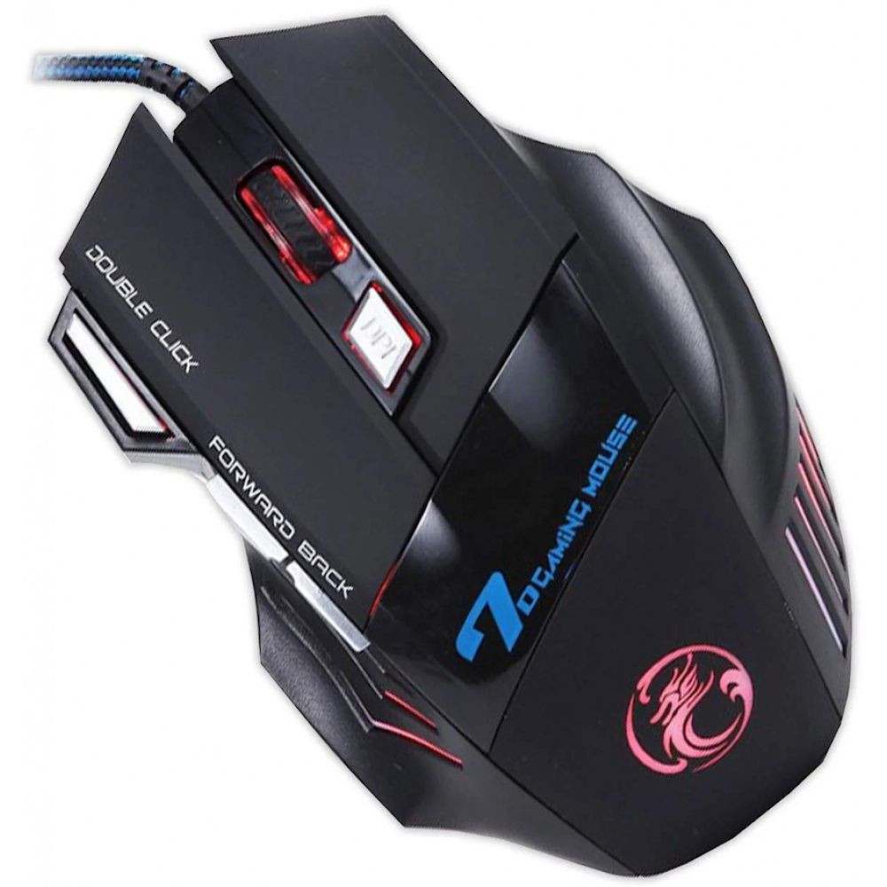 Mouse gamer TOP GAME 7D - gm6820 - 2400 dpi "COLOR AZUL"