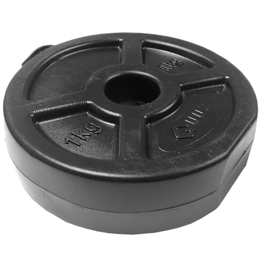 Disco Plastico de 1 kg Diam 25 mm QUUZ LOCAL QUUZ Color Negro