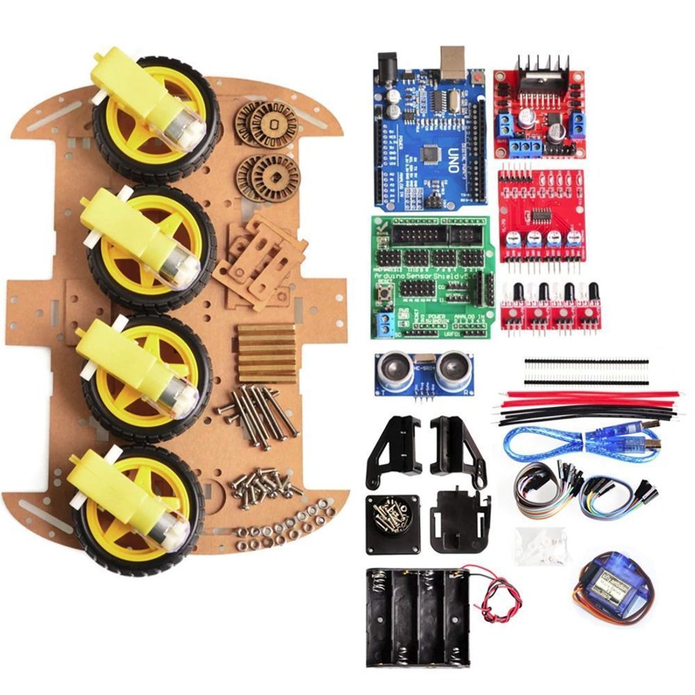Kit robot 4WD basado en Arduino UNO