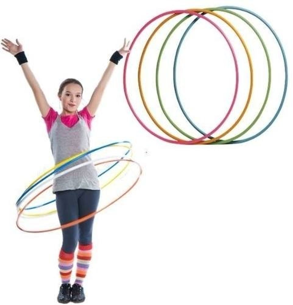 Kit 10 Aros Hula Hula 60 cm Entrenamiento Gimnasia