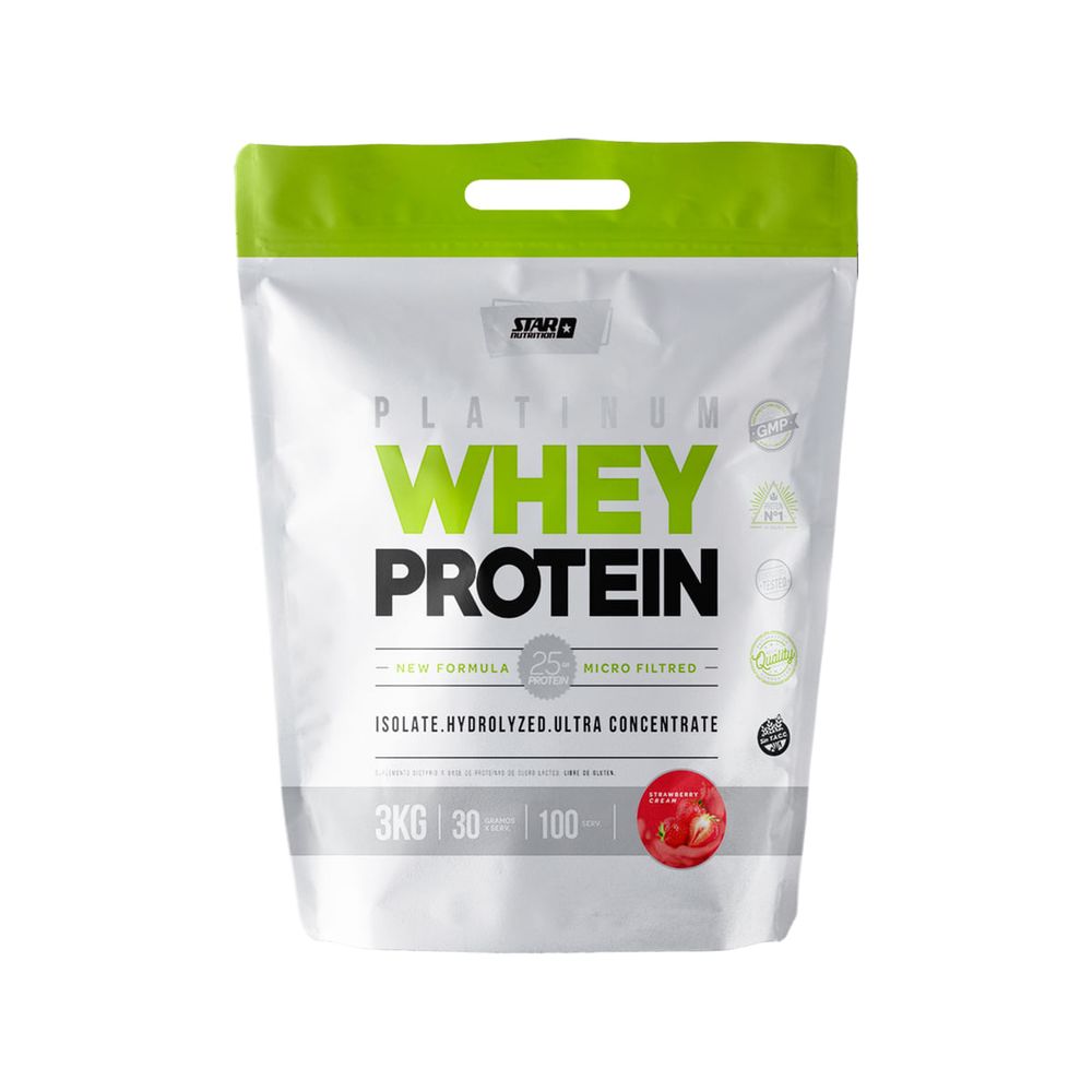 Star Nutrition Platinum Whey Protein Zipper Pack 3kg