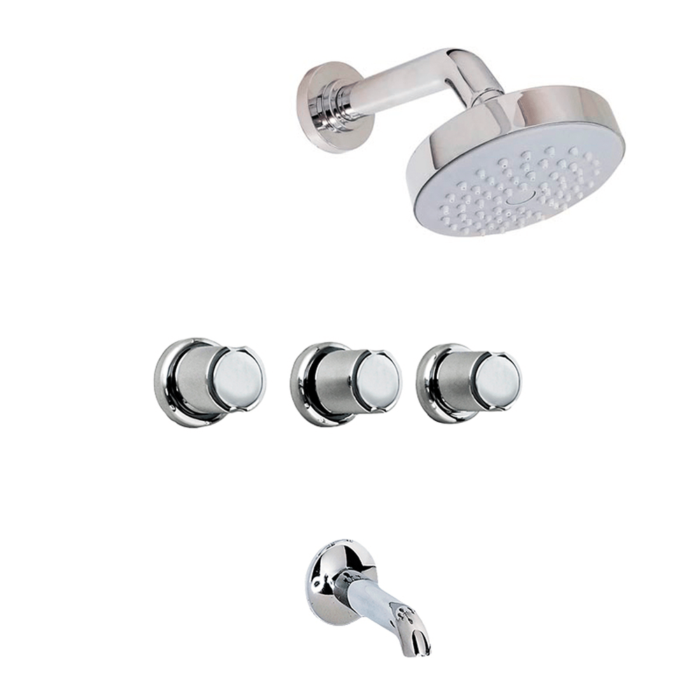 Griferia ducha Aqualaf 12030 huilen embutir con transf P