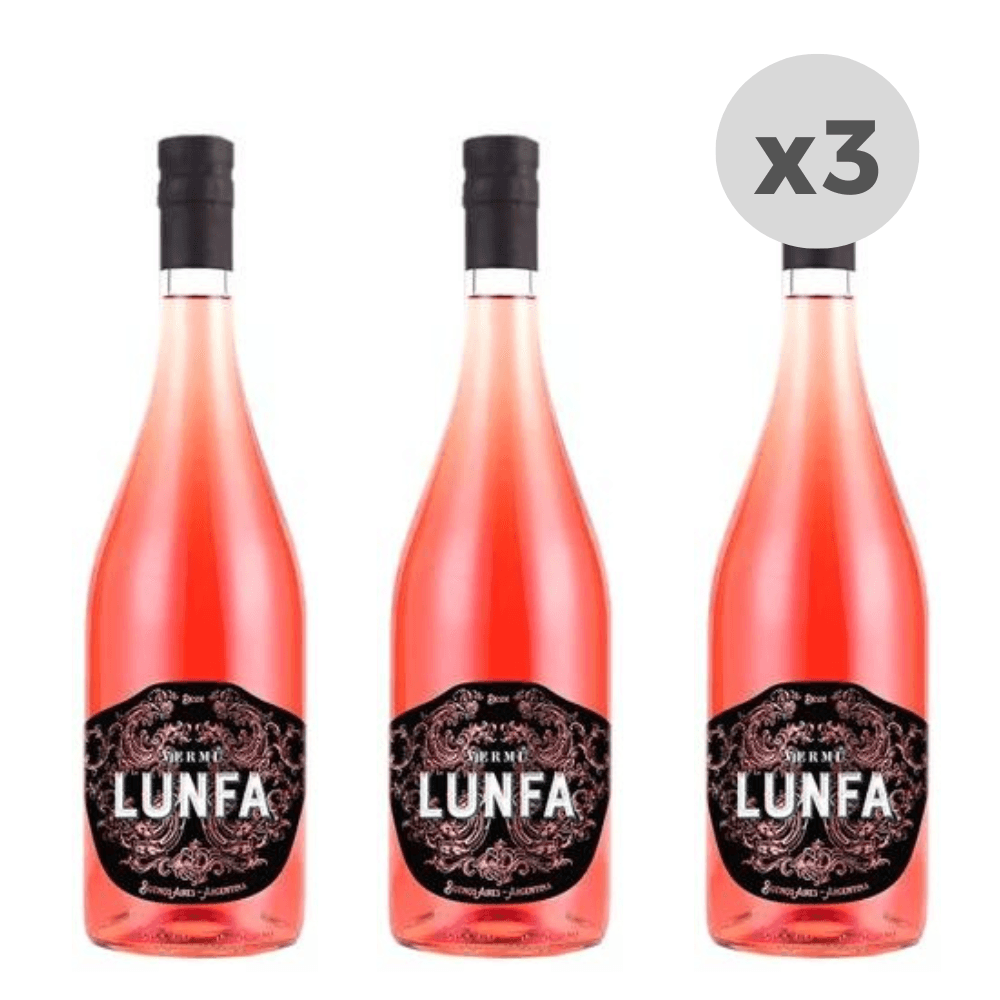 Vermouth Lunfa Rosado Aperitivo 750ml x3