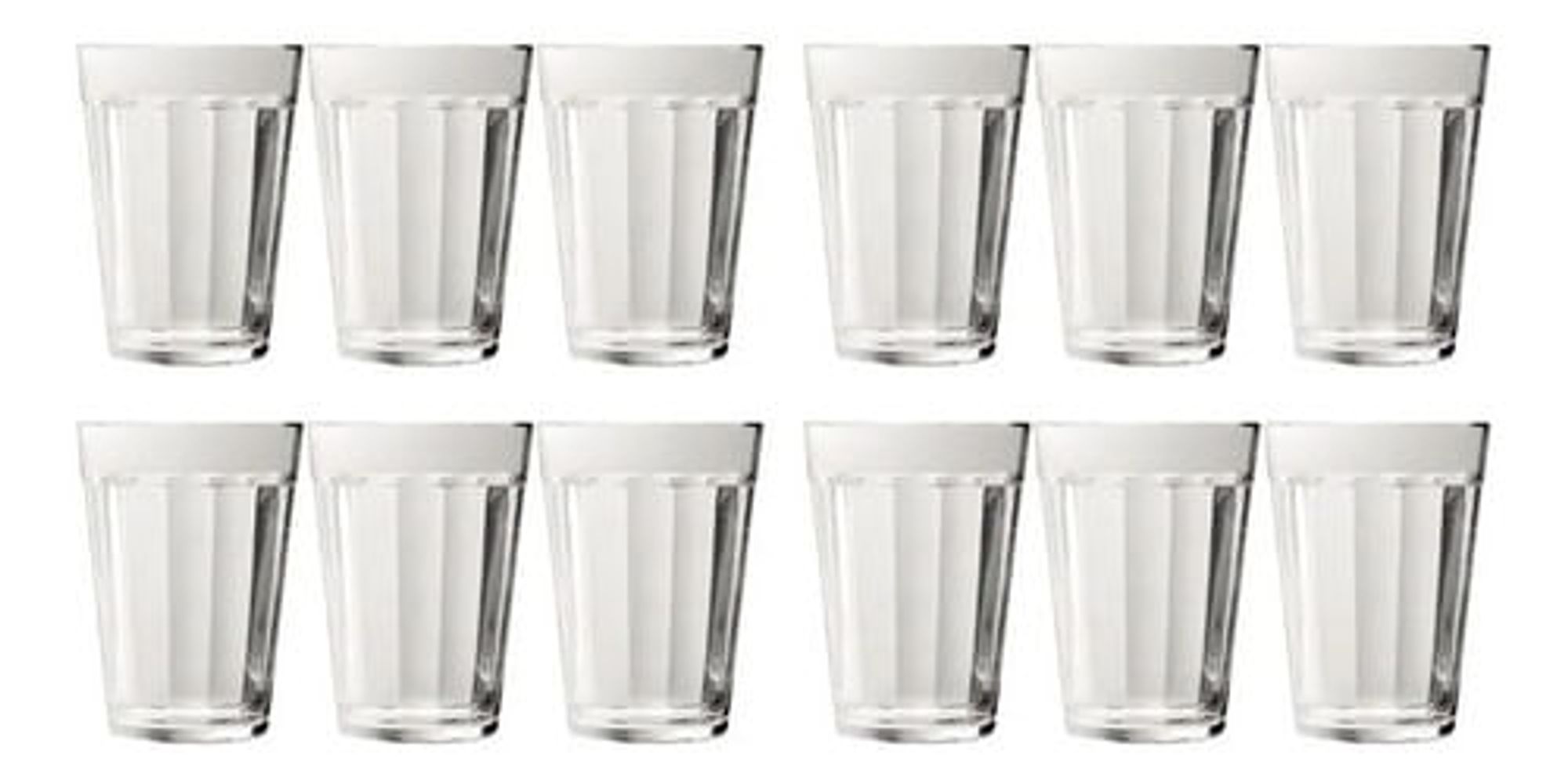 Vaso Americano Nadir Jugo Agua Soda 190ml Vidrio X12