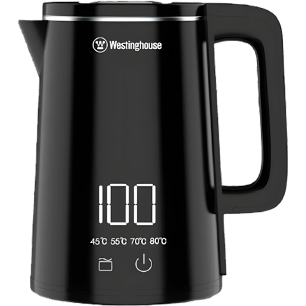 Pava Eléctrica Digital Westinghouse Wh-pe15006m 1.8l Negro
