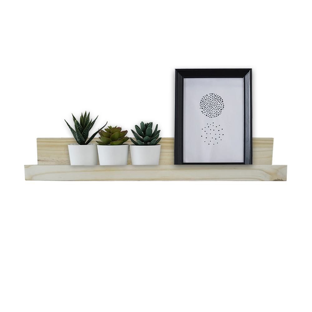 Repisa Colgante Decorativa 60 Cm Sajo Color Natural