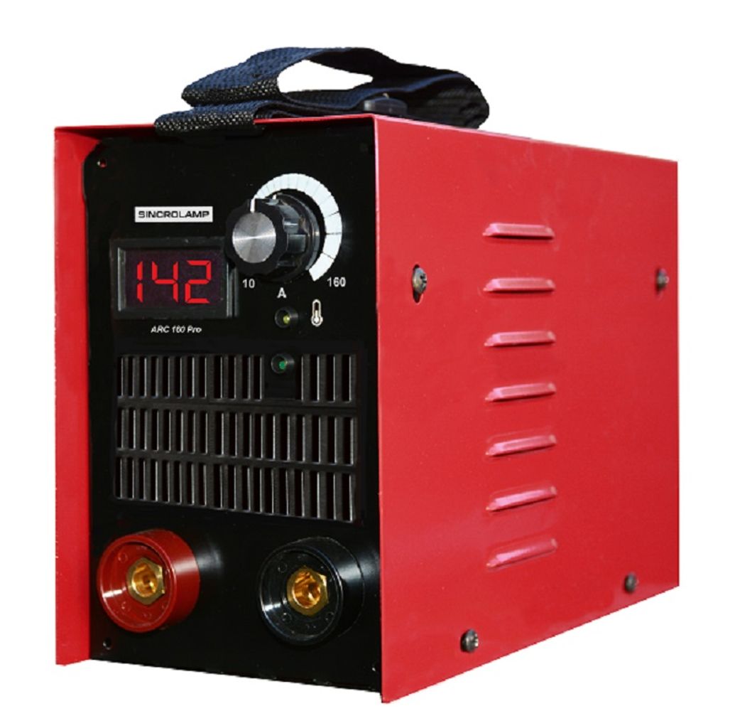 Soldadora Inverter MMA Sincrolamp Arc 160 PRO 160 amp c/display digital ...