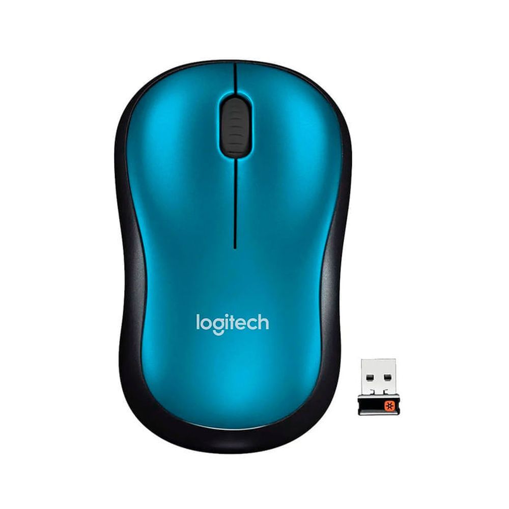 Mouse Inalambrico Logitech M185 Azul