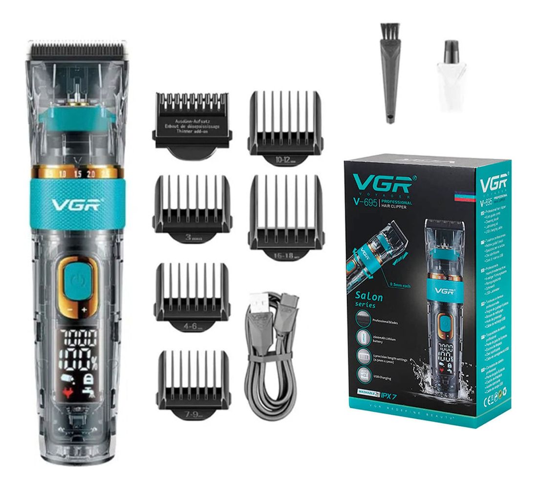 Cortadora Pelo Clipper Recargable Vgr V-695 3 Velocidades