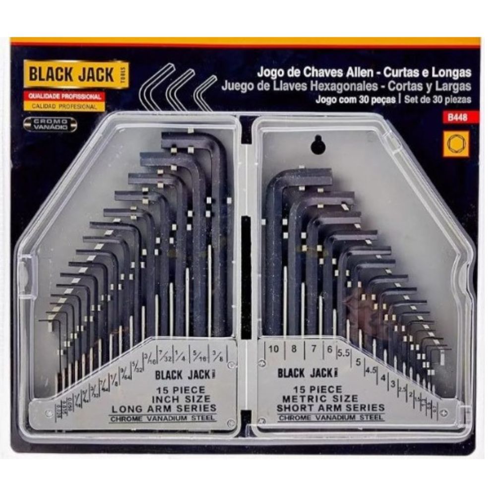 Juego Llaves Allen Set X 30 Pcs Milimétricas Y En Pulgadas