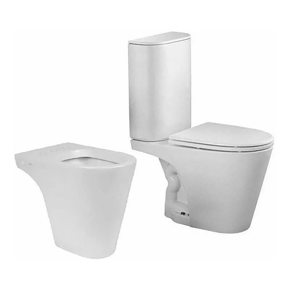 Set Ferrum Marina Inodoro Con Tapa Original Depósito Y Bidé 1Ag