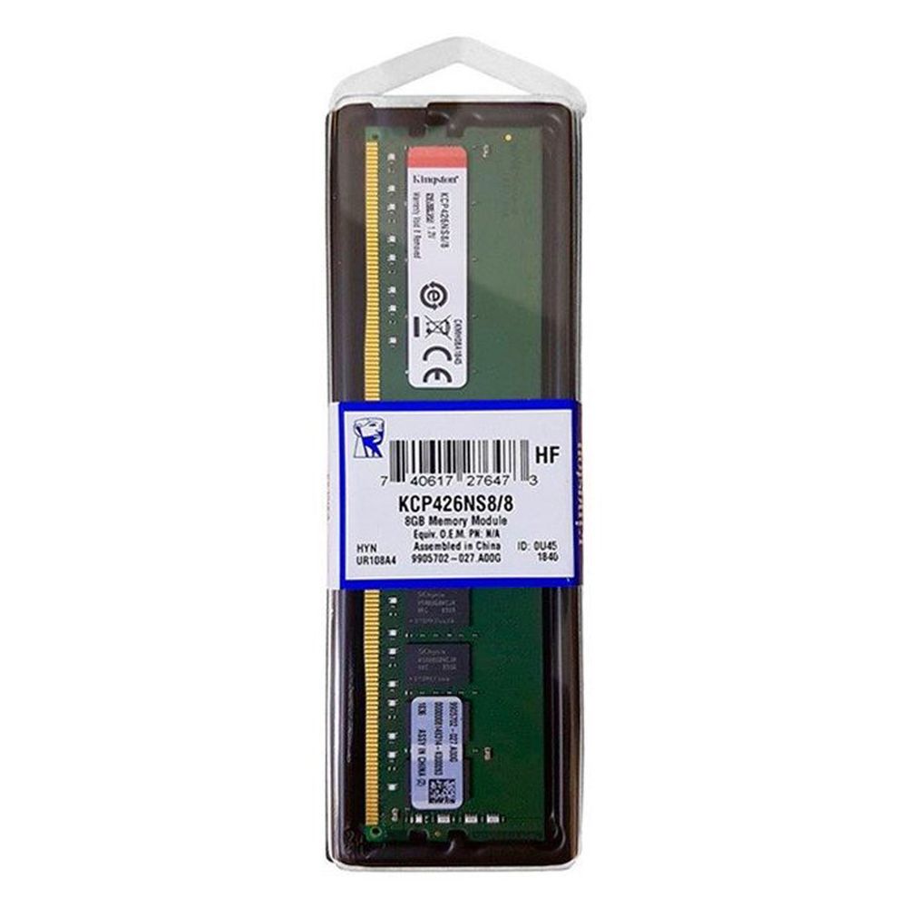Memoria Ram Kingston 8GB 2666Mhz DDR4