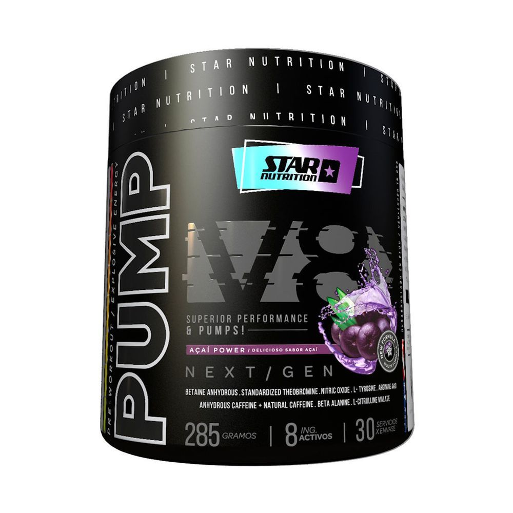Pump V8 285gr Sabor:Lima Limón Star Nutrition