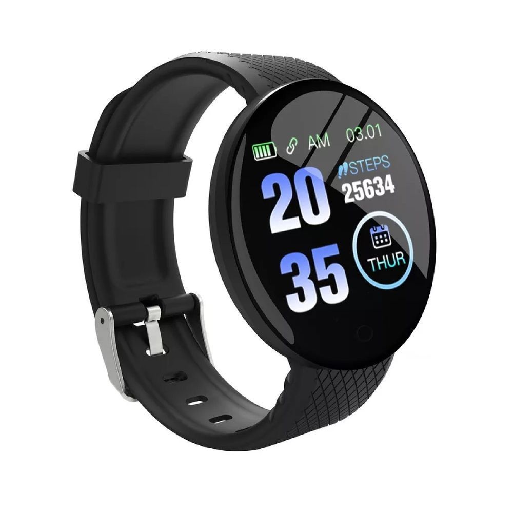 Smartwatch Reloj Inteligente D18 Negro