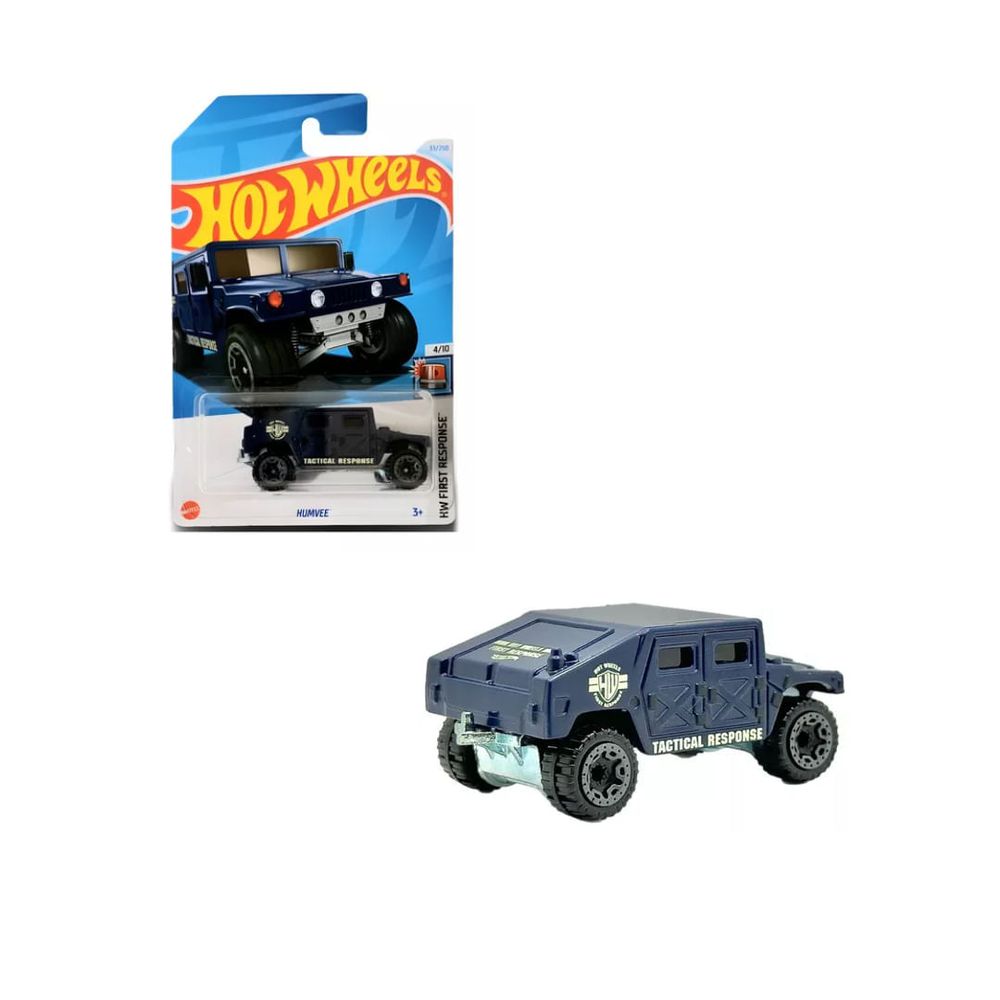 Hot Wheels De Colección Mattel C4982 - 10 Humvee Azul