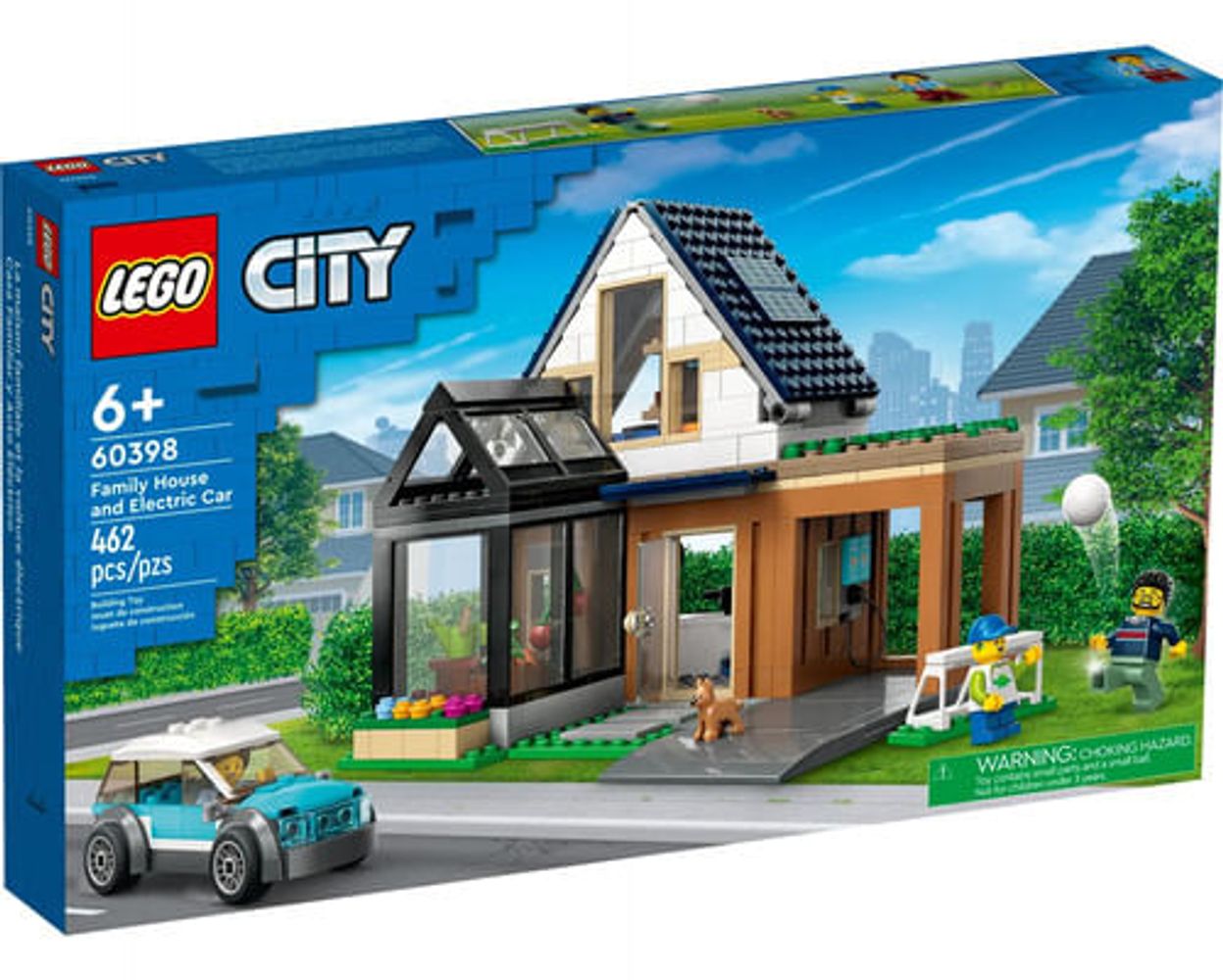 Lego City Casa Familiar Y Coche Eléctrico 60398