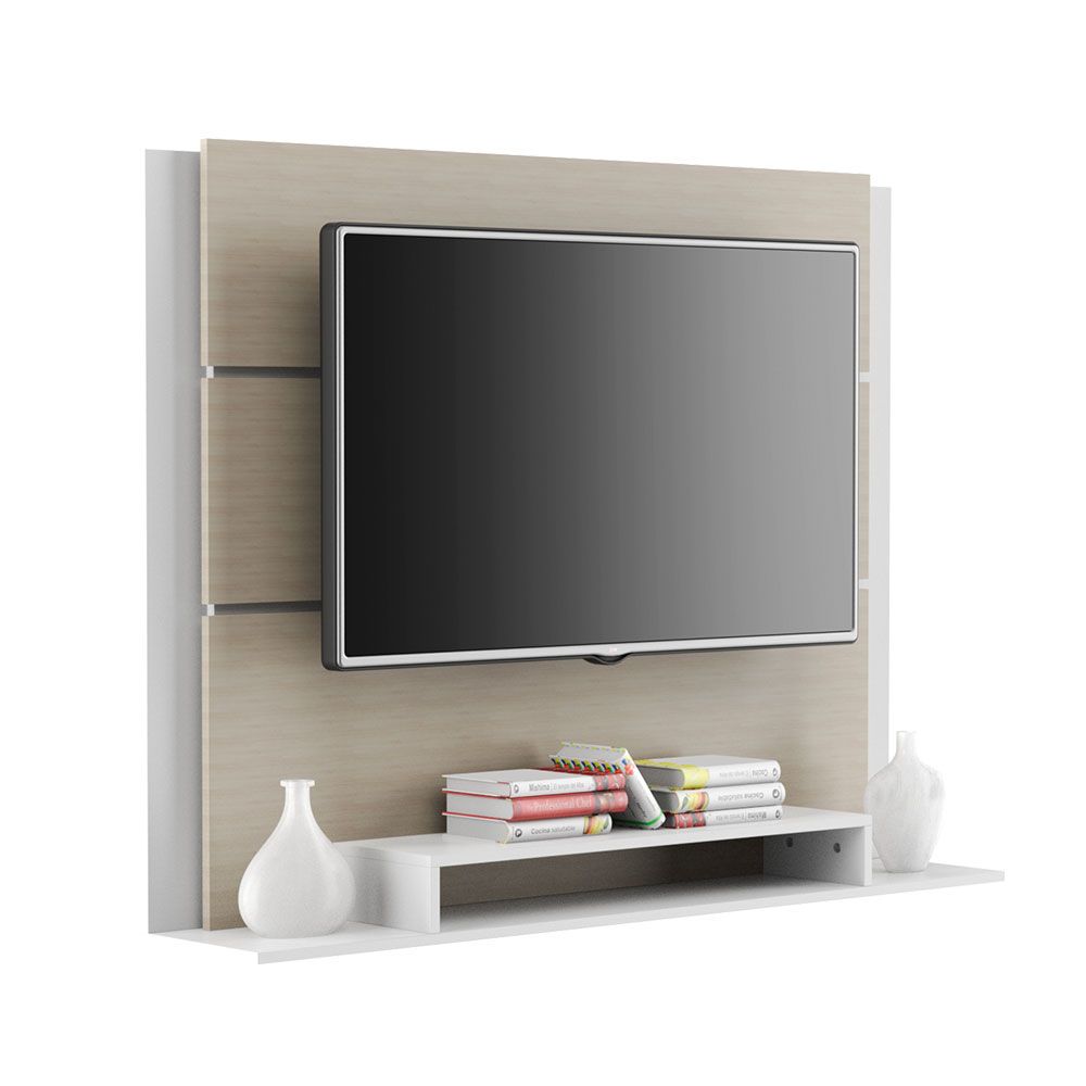 Rack de pared para TV Evo10 Blanco Escandinavo