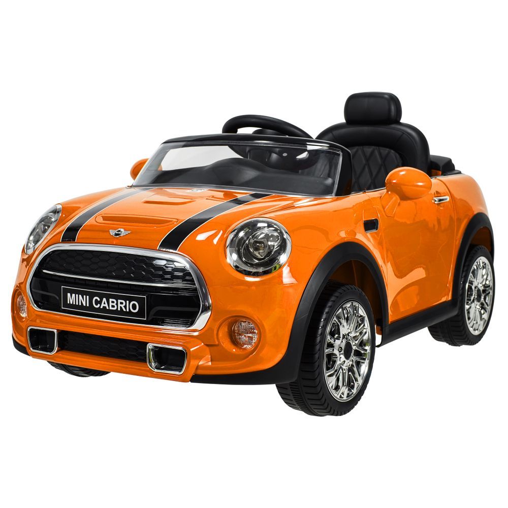 Auto a Batería Bebitos Mini Cooper Cabrio F57 Naranja