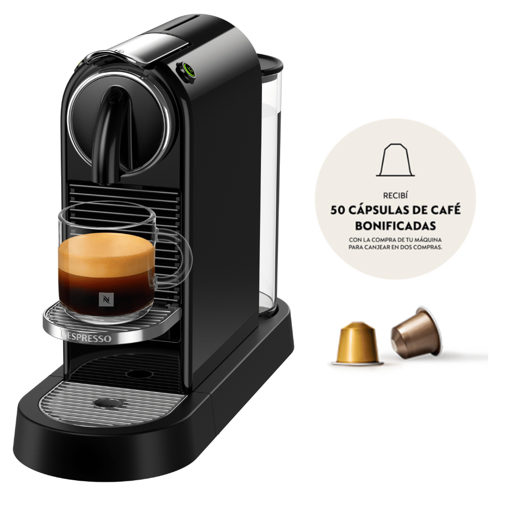 Cafetera Nespresso Citiz Black D113-AR-BK-NE2-LOCAL