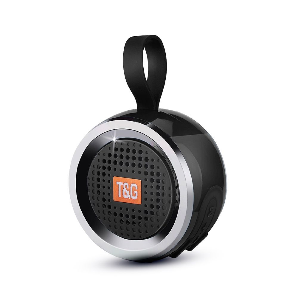 Parlante Portatil Bluetooth Mini Circular Recargable Negro