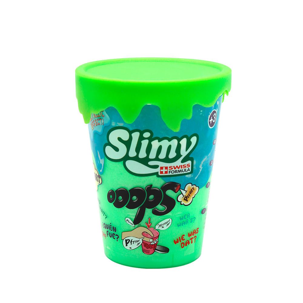Slimy Slime Ooops 80gr Efecto Metalico Verde