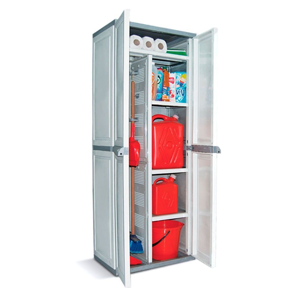 Armario Plástico Escobero Multiproposito Linea Clasica Colombraro