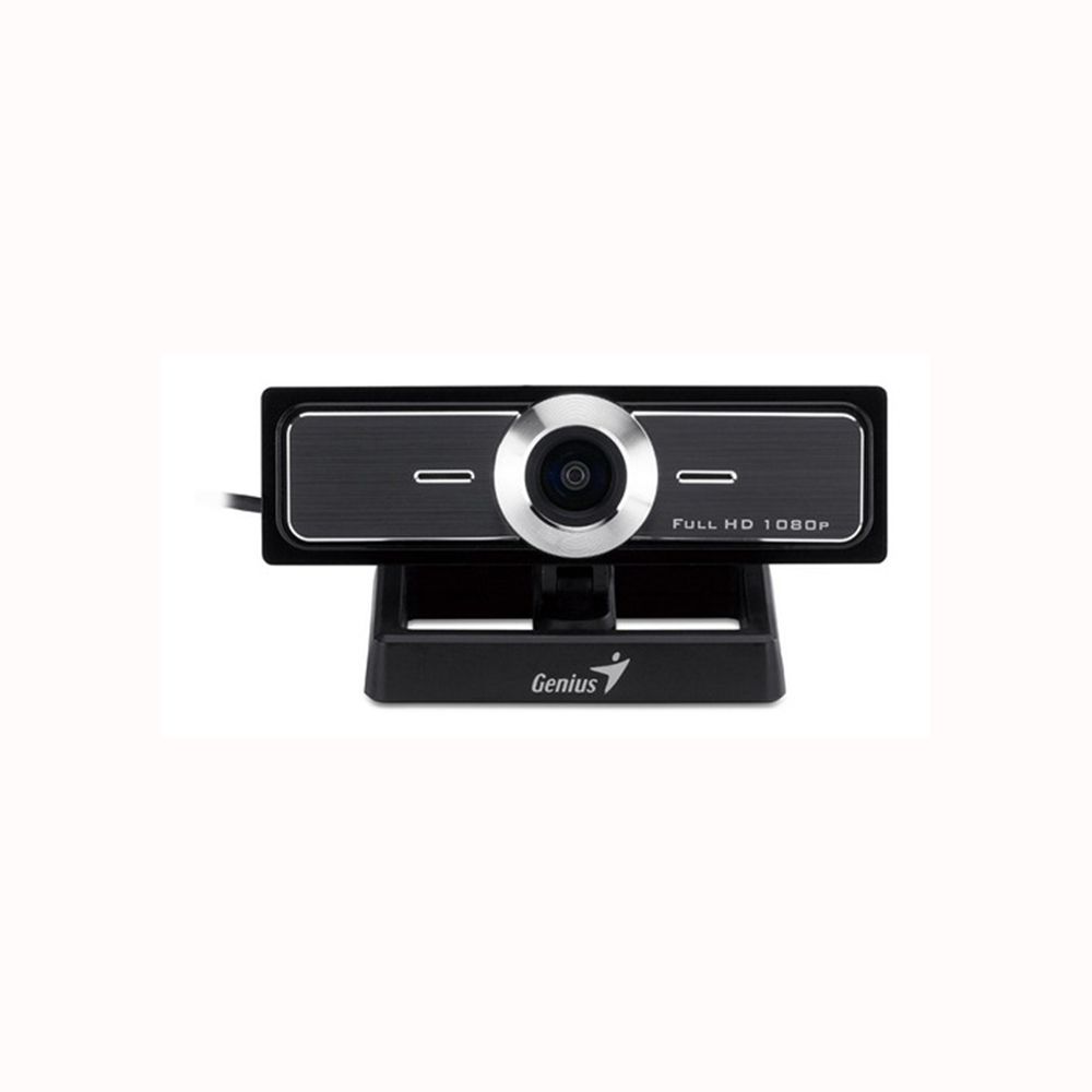 Camara Web Genius F100 V2 1080P Gran Angular Con Microfono Negra