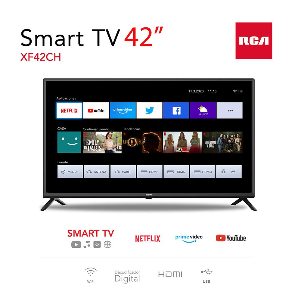 Smart TV HD 42" RCA XF42CH