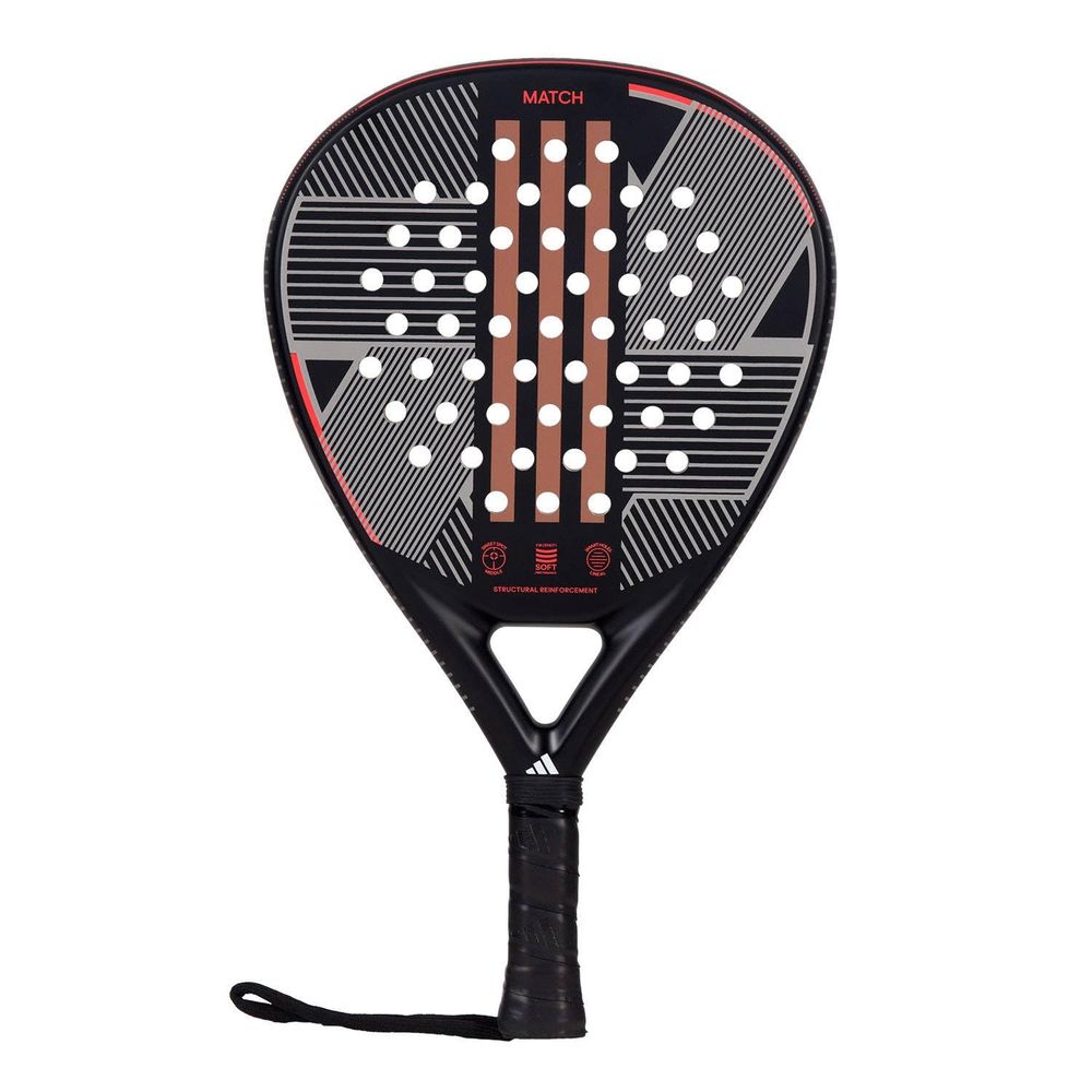 Adidas Match 3.3 (Negro/Rojo) Pádel Pádel (AR5GA0)