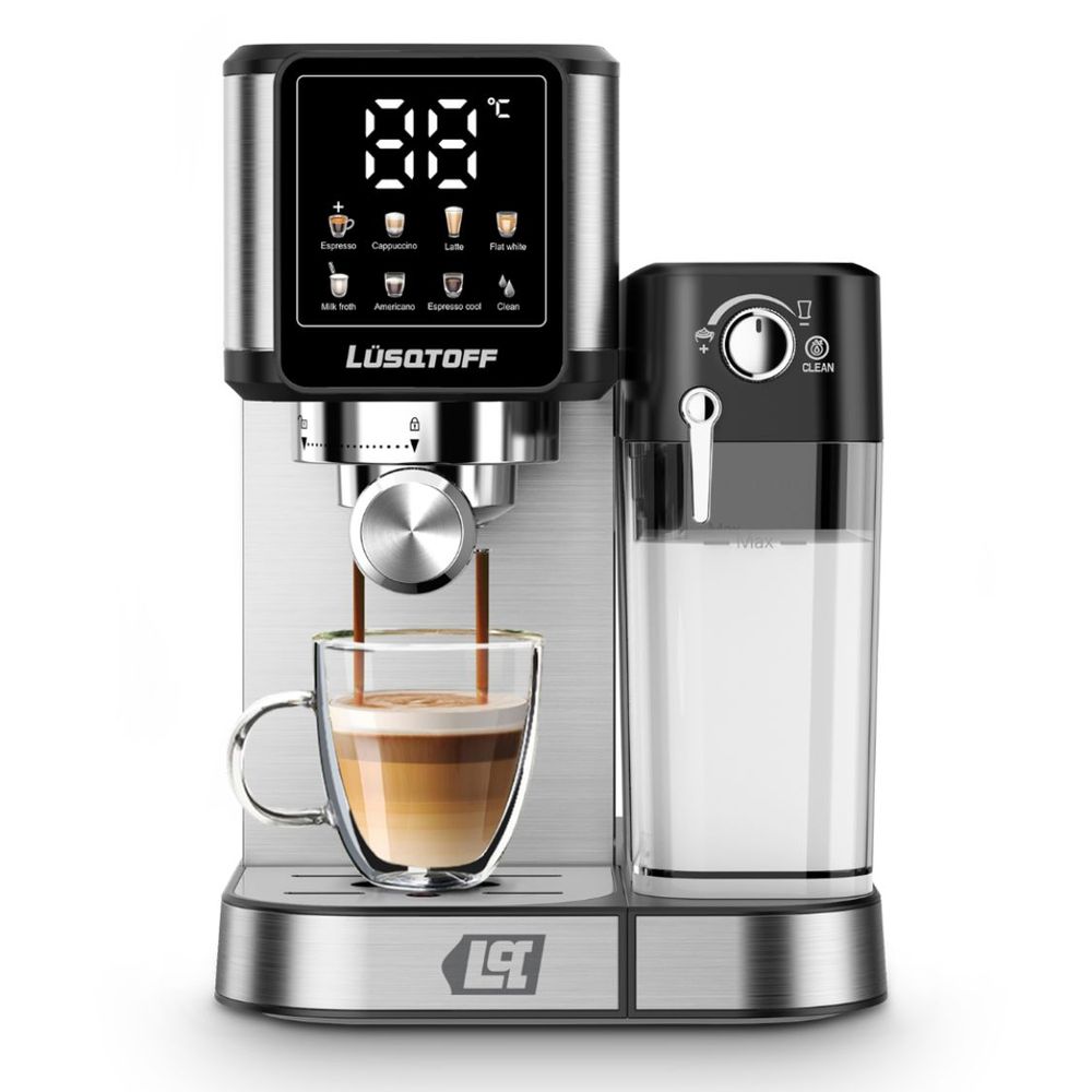 Cafetera Expresso Multicapsula Inox- LUSQTOFF
